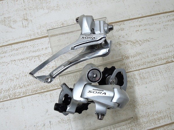 シマノ SORA 3400 前後ディレイラーセット //J651(リアディレイラー)｜売買されたオークション情報、yahooの商品情報を ...