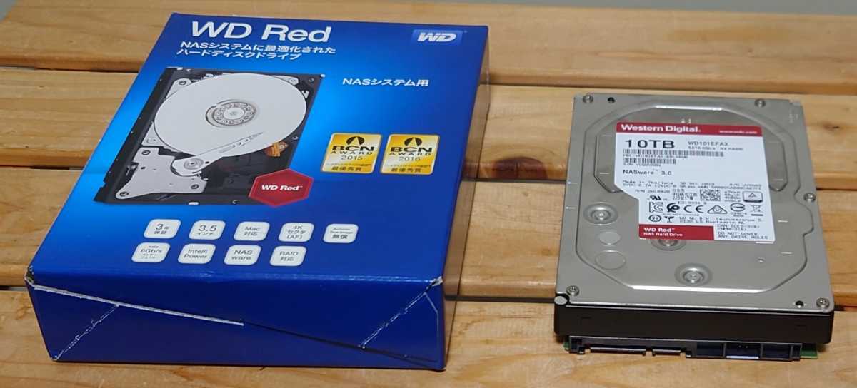 使用:1000時間未満 Western Digital WD101EFAX RED 10TB SATA 5400RPM 1000時間未満 正常 ...