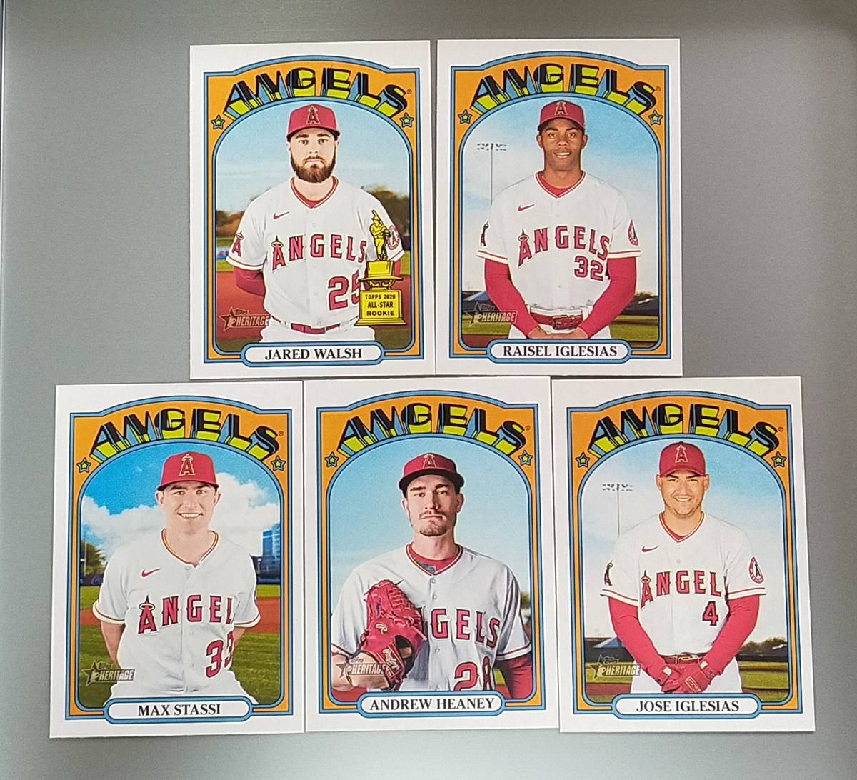 Angels 10枚 Topps Heritage 2021 2022 JARED WALSH RAISEL IGLESIAS JOSE ...