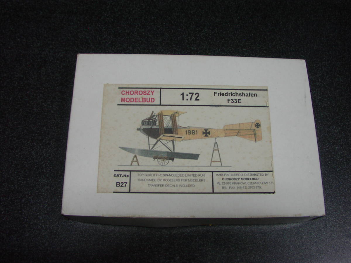 デカール難有 CHOROSZY MODELBUD 1/72 Fried fichshafen F33E プラモデル(ドイツ)｜売買された ...