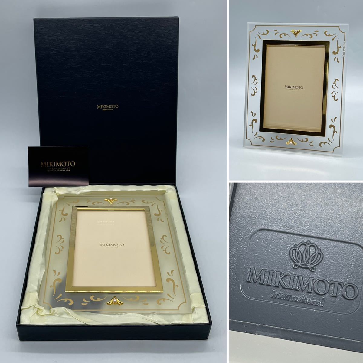 MIKIMOTO ミキモト フォトフレーム 写真立て パール入り 約19㎝×約15㎝ ガラス製(ガラスフレーム)｜売買されたオークション情報 ...