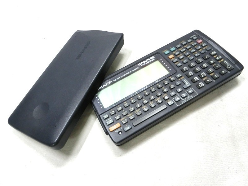 1円スタート ポケットコンピューター SHARP GRAPHIC C-LANGUAGE POCKET COMPUTER PC-G850VS 落書き有 通電不可 シャープ ポケコン QQ3008 ...