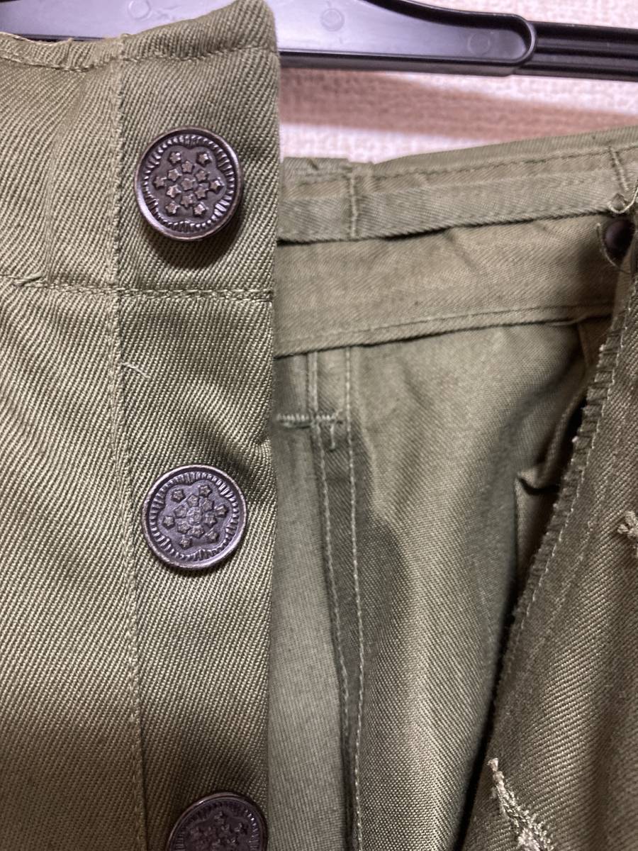 スペシャル 40年代 US ARMY M43 OD Field trousers 13star 32×32 military アメリカ軍 ...