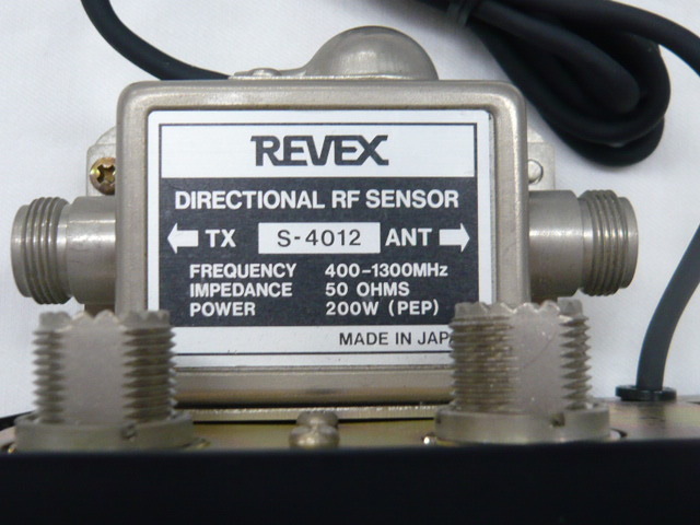 RFセンサー付き REVEX W570 SWR＆POWER計 1.6-1300MHz 5/20/200w切替 SWR計 パワー計 未チェック ...