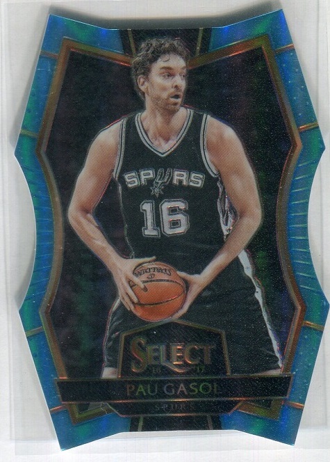 NBA 16-17 Panini Select Pau Gasol Blue Die-Cut 083/199 199枚限定(バスケットボール ...