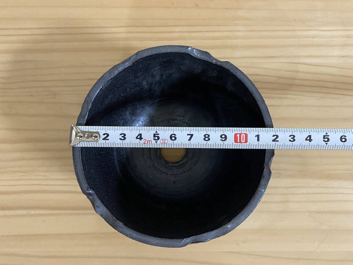 品 spicygem/meteorite bowl/chipped/triple signature/スパイシージェム/鉢/植木鉢 検 invisible ink/raw life ...