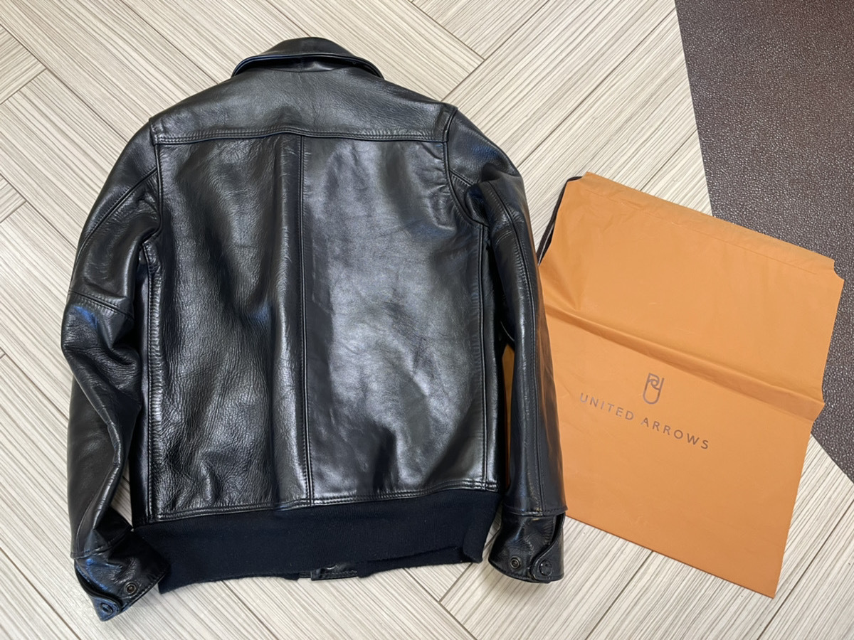 限定 定価12万円 Schott×B&Y別注 ホースハイド ジャケット A2 フライト フリークストア ショット チンクアンタ RRL エンメ ...