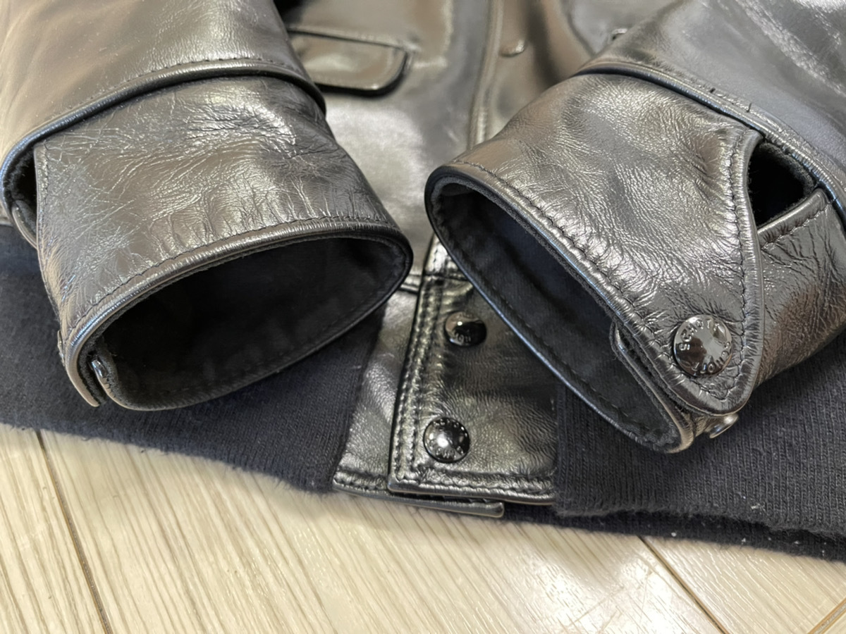 限定 定価12万円 Schott×B&Y別注 ホースハイド ジャケット A2 フライト フリークストア ショット チンクアンタ RRL エンメ ...