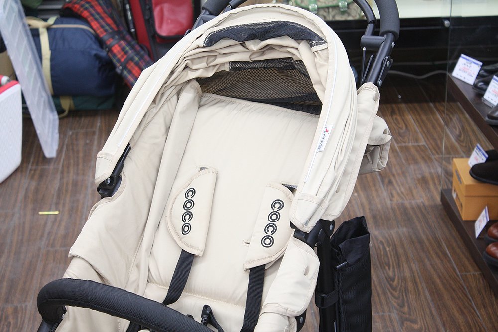 AirBuggy/エアバギー COCO/ココ 3輪ベビーカー ブレーキモデル ベージュ×ブラック 首すわり 生後3 5ヵ月頃 3歳位ま ベビー用品(A型ベビーカー)｜売買されたオークション情報 ...