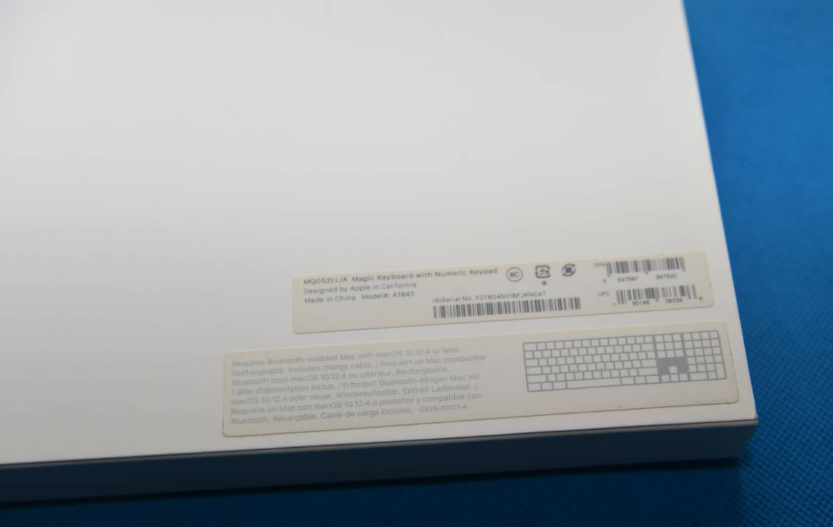 程度良好/ Apple Magic Keyboard with Numeric Keypad US Silver/テンキー付き US配列 ...