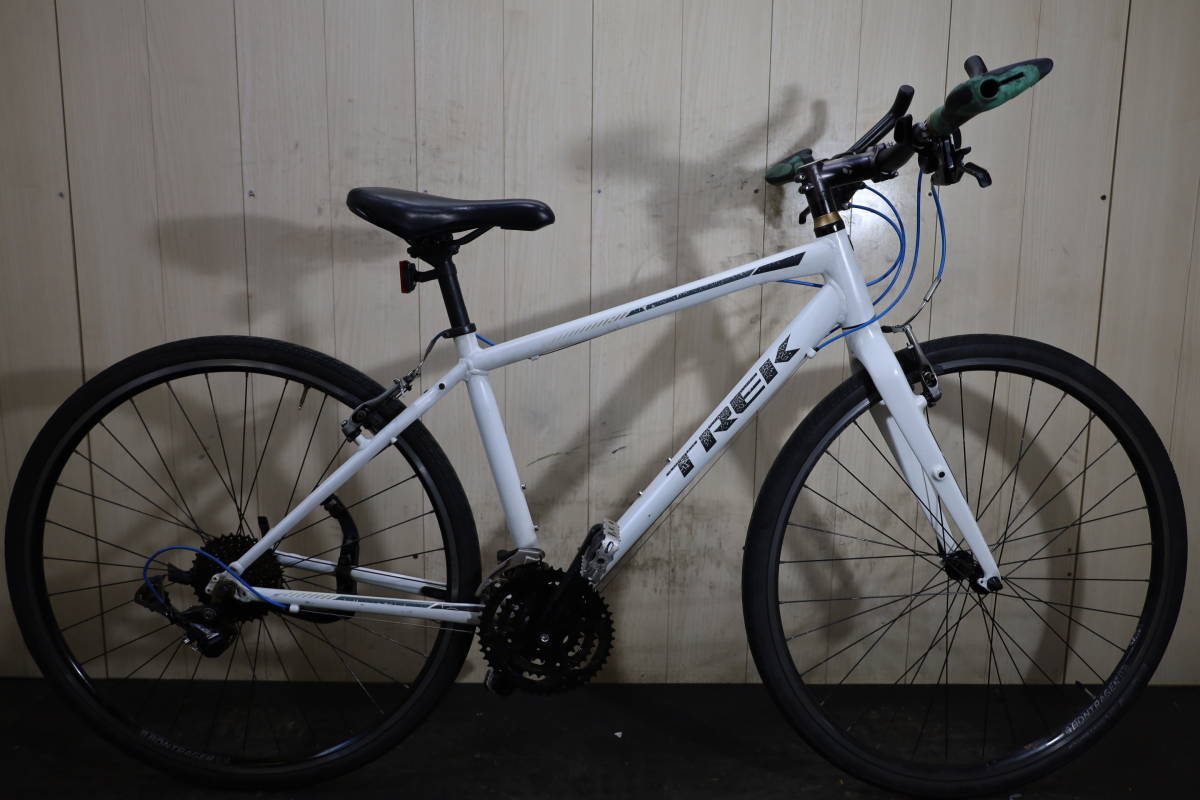 良品 TREK GOLD ALPHA 7.2FX 700C アルミ 24速 450mm WHITE色 クロスバイク(Mサイズ)｜売買された ...