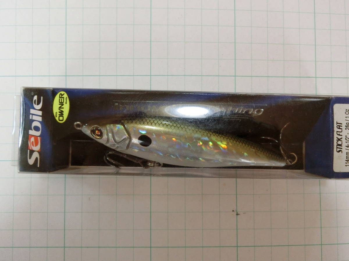 SEBILE セビル /スティックフラット 114mm 26g 銀黒 コノシロパターンに(トップウォーター)｜売買されたオークション情報 ...