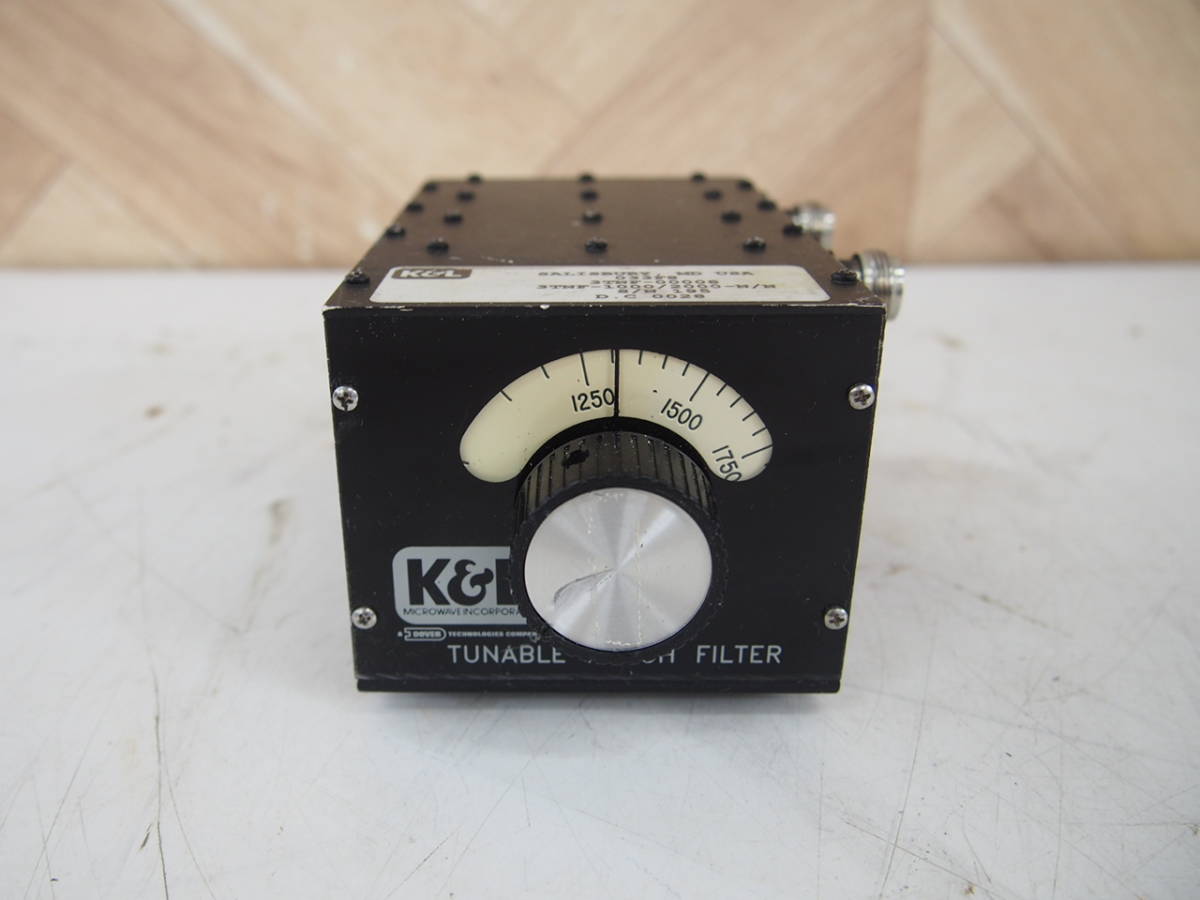 1K0909-44@11 ③ K&L MICROWAVE チューナブルノッチ フィルター TUNABLE NOTCH FILTER 現状品 ...