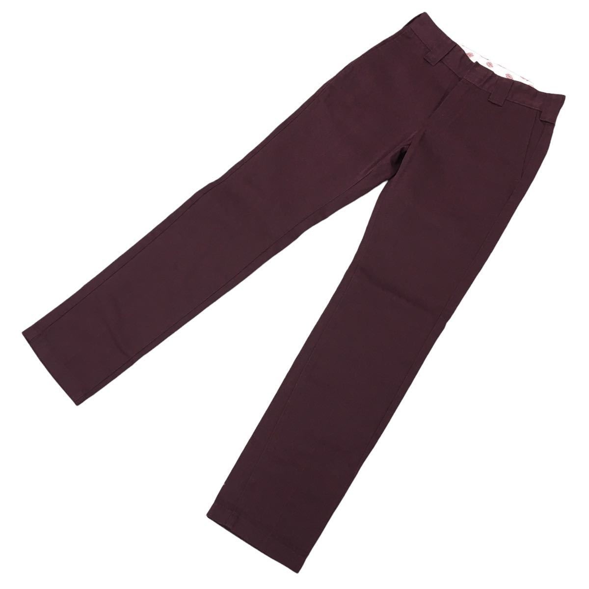 J-471 Dickies ディッキーズ WL874L ツイル ローライズ ワーク パンツ チノパン size 25 ボルドー ワインレッド レディース(ワークパンツ、ペインターパンツ)｜売買 ...