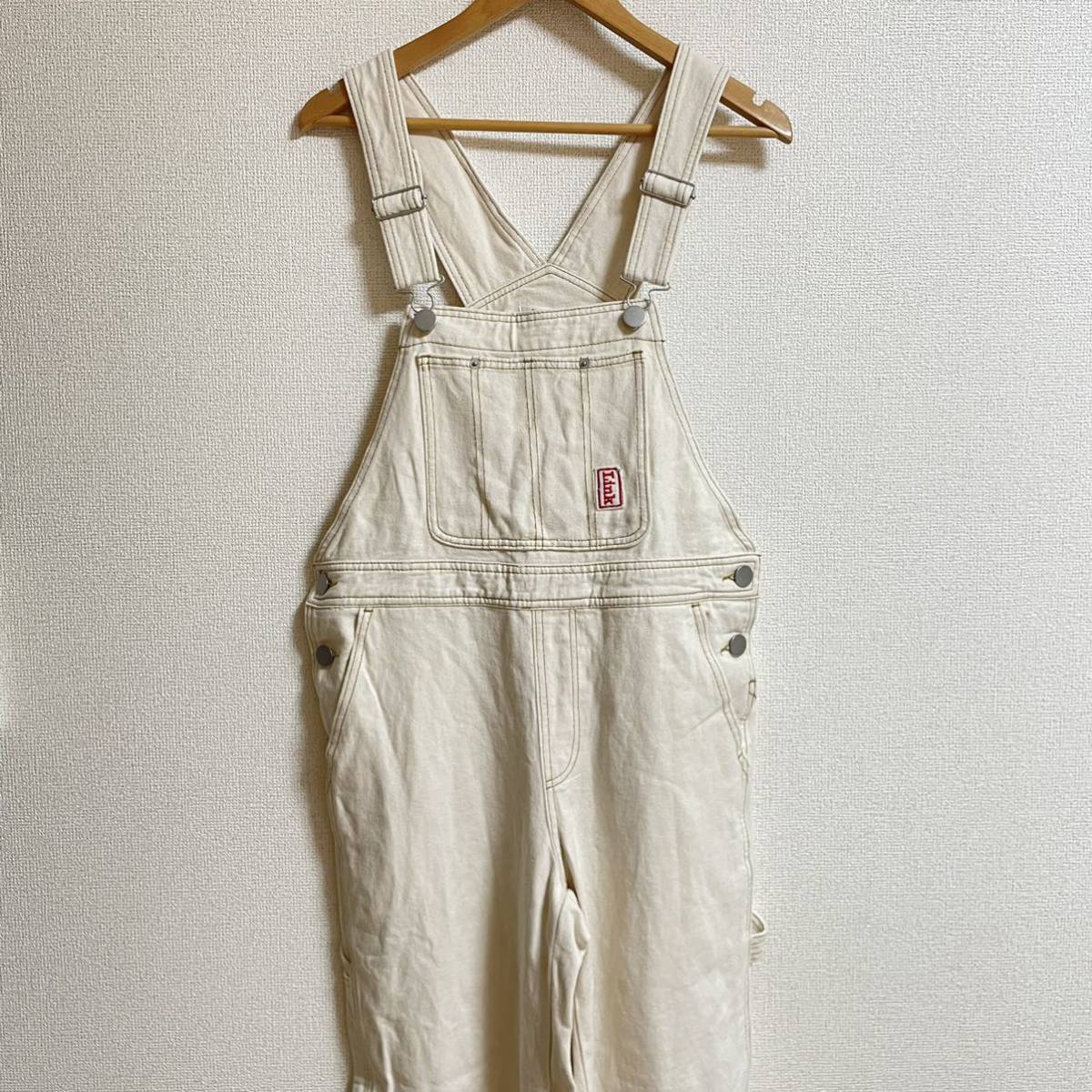 PairPair ペアペア オーバーオール サロペット デニムオーバーオール デニムサロペット パンツ アイボリー ワイド /ss1668(サロペット、オーバーオール)｜売買されたオークション ...