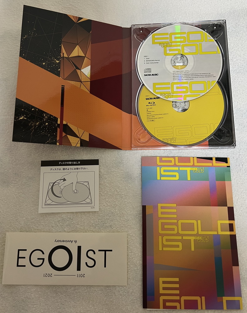 EGOIST Gold 初回生産限定盤 ビルディバイド #FFFFFF redjuice chelly reche ryo supercell TeddyLoid & Giga Blu-ray ...