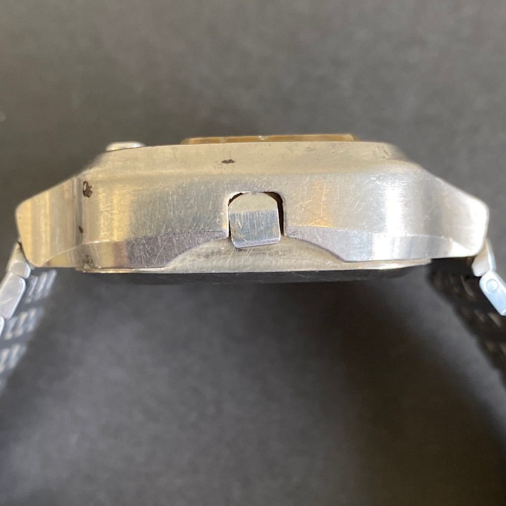 SEIKO QUARTZ セイコー クオーツ 初期型 デジタル チタン TITANIUM 0614-5000 ブルー盤 純正ベルト 腕時計 品 ...