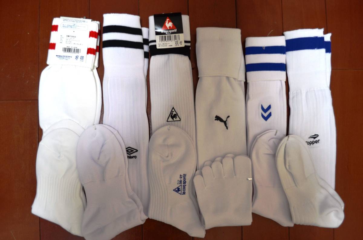S83-J 同梱不可 プーマ PUMA UMBRO HUMMEL ルコック TOPPER 他 サッカー ソックス ストッキング まとめ売り6本 24-27(その他)｜売買されたオークション情報 ...