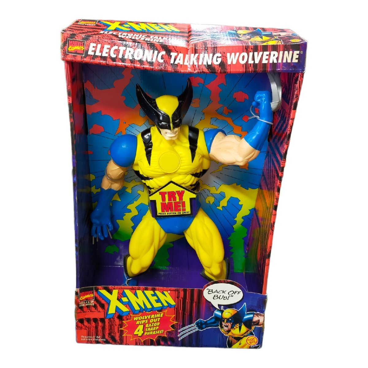 X8842NJ Marvel Comics X-Men Electronic Talking Wolverine 15 Action ...