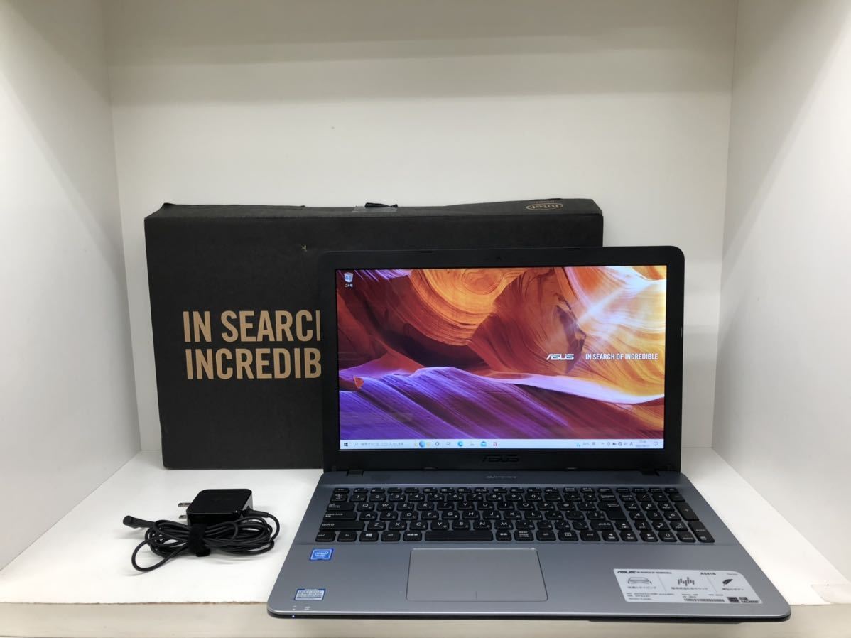 ASUS A541S Windows10 Celeron N3060 1.60GHz 4GB HDD 500GB ノートパソコン(15インチ ...