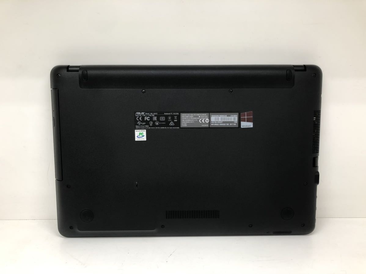 ASUS A541S Windows10 Celeron N3060 1.60GHz 4GB HDD 500GB ノートパソコン(15インチ ...