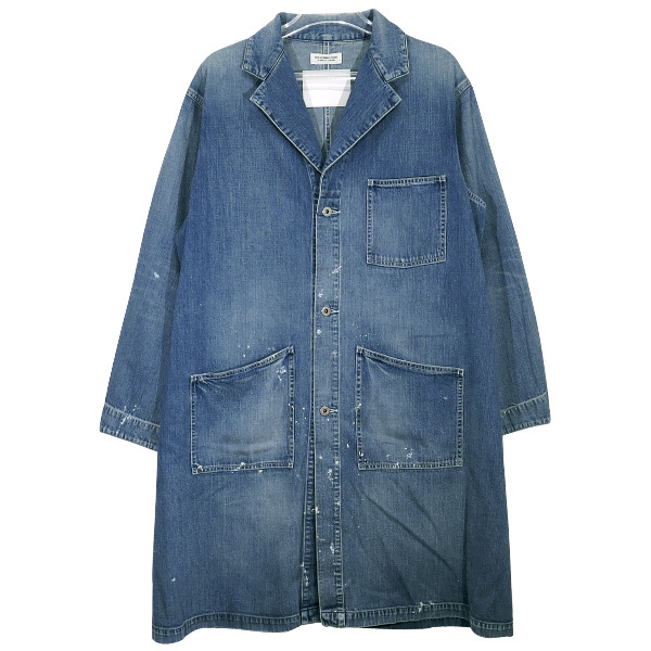 RON HERMAN DENIM ロン ハーマン デニム SHOP COAT 3520200008 ショップ コート インディゴ ジャケット ...