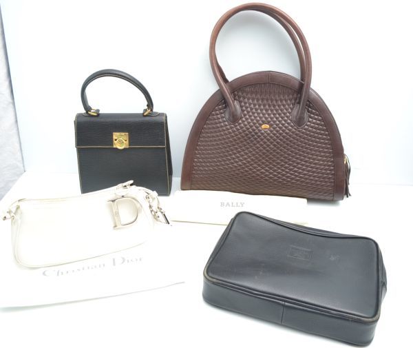 S000Z53R//ハンドバッグ等 ブランドバッグ 4点セット / BALLY CELINE Christian Dior Burberrys ...