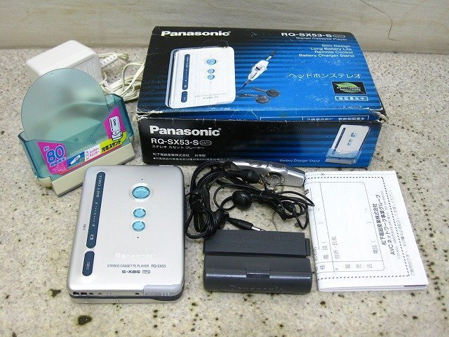 Panasonic パナソニック ステレオカセットプレーヤー RQ-SX53-S ジャンク7(再生専用)｜売買されたオークション情報 ...