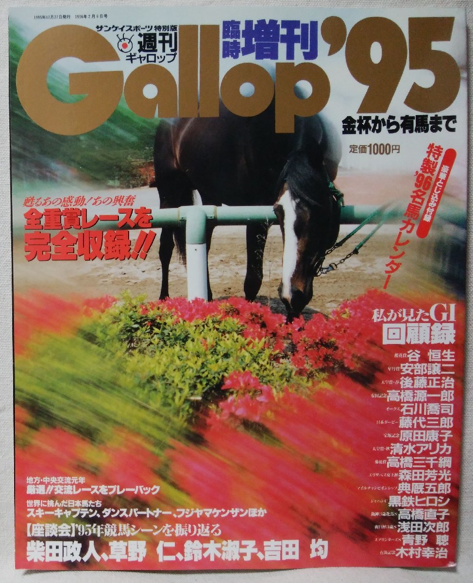 GALLOP ’95 マヤノトップガン etc 臨時増刊 JRA重賞年鑑 週刊ギャロップ 本 2814BOK(競馬)｜売買されたオークション情報、yahooの商品情報をアーカイブ公開 ...