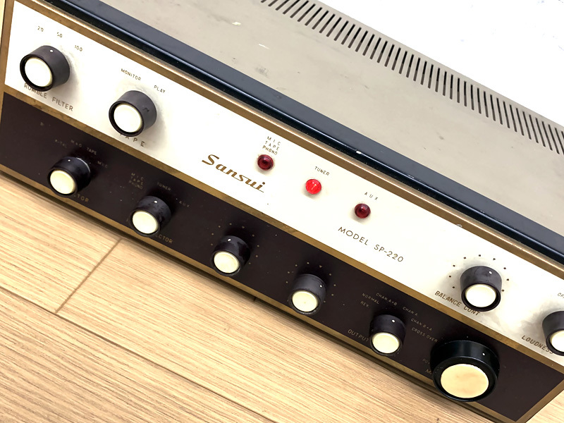 Sansui SP-220 真空管 コントロールアンプ プリアンプ 管球式 山水 サンスイ(サンスイ)｜売買されたオークション情報、yahoo ...