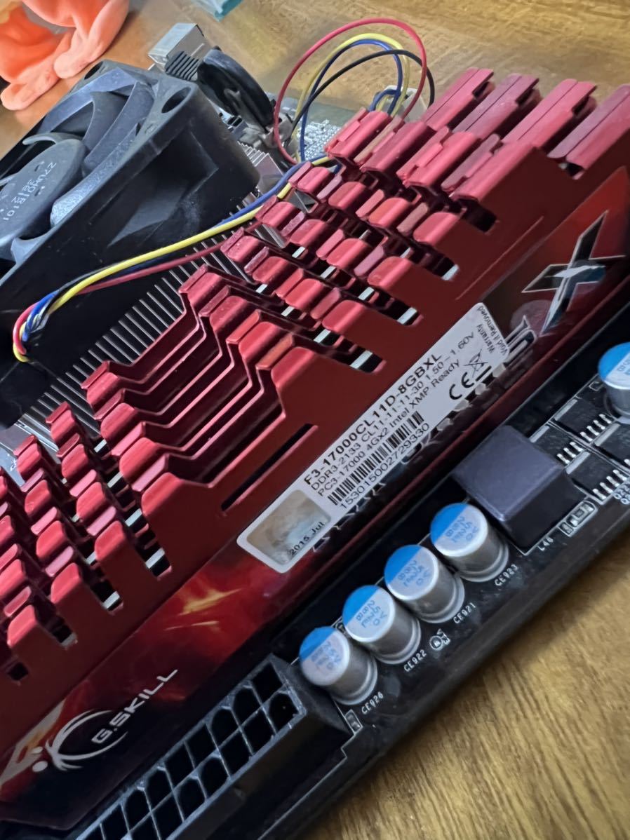 cpu メモリ付きマザーボードASRock FM2A75 Pro4 G.Skill DDR3-2133 8GB-Kit 2セット F3 ...
