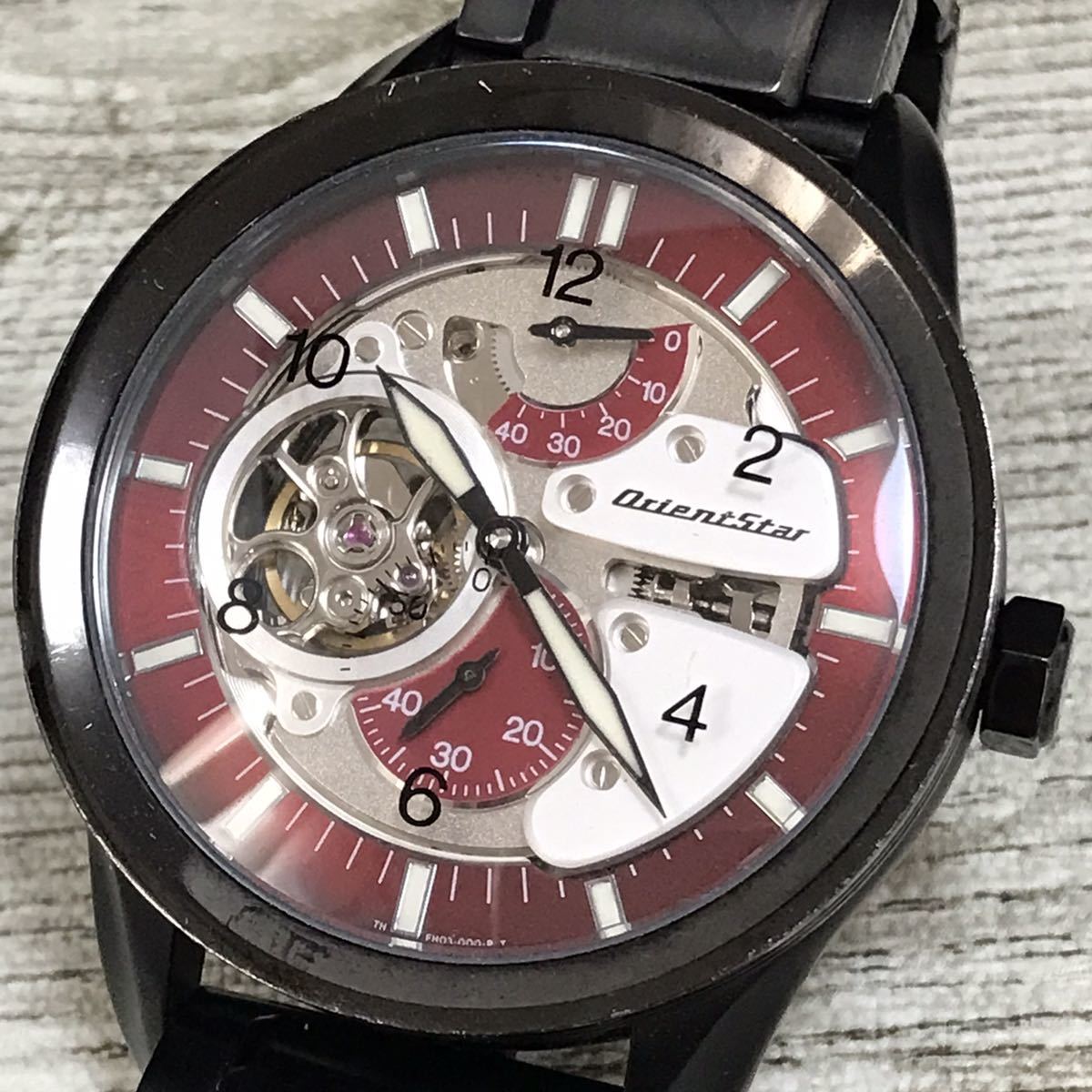 599-0070 稼働品 ORIENT STAR オリエントスター FH03- F0 オートマチック 自動巻き メンズ腕時計 金属ベルト 黒(オリエントスター)｜売買されたオークション情報 ...
