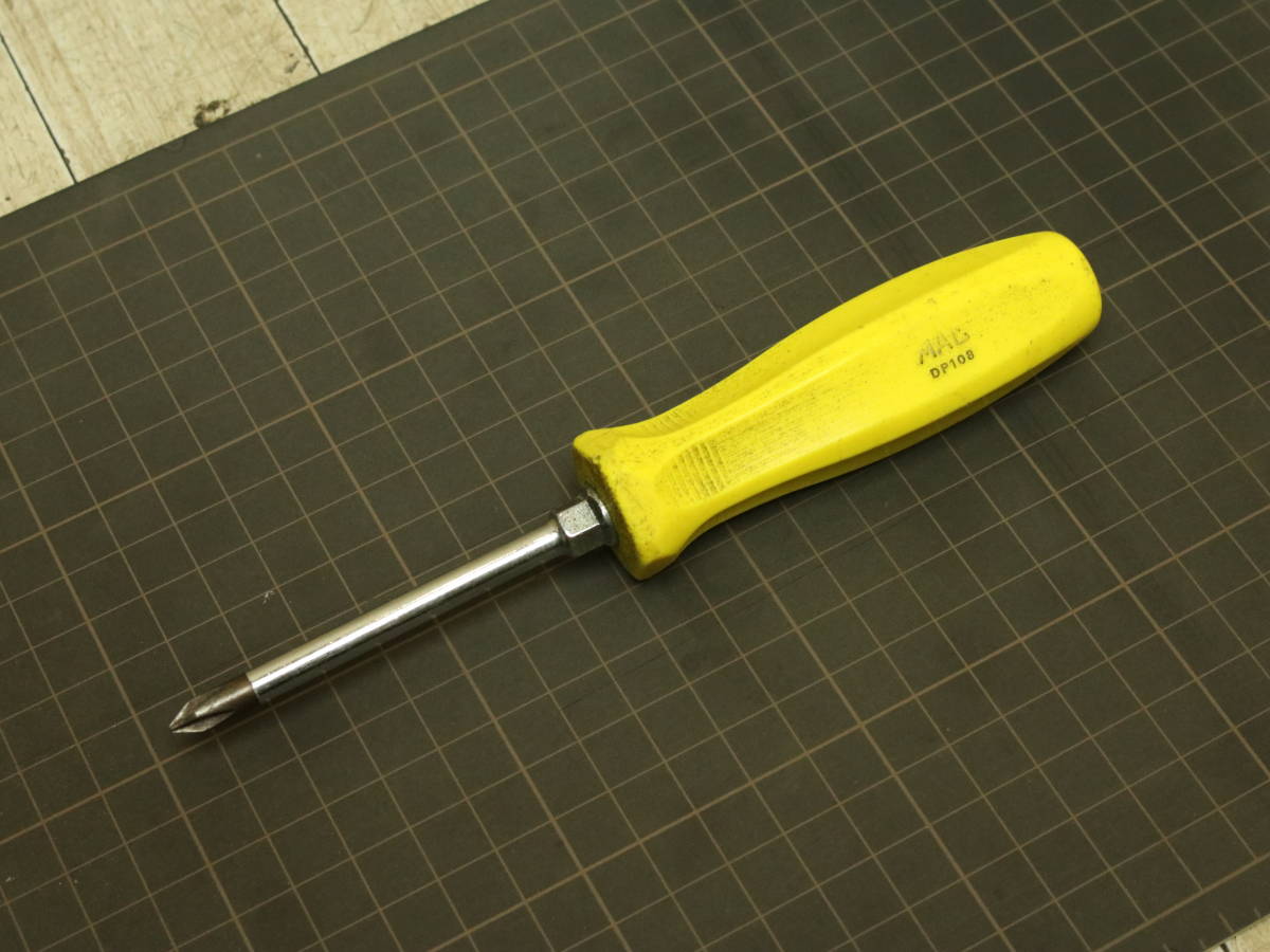 MAC TOOL プラスドライバー ＋ 1番 黄色 グリップ マックツール DP108(プラスドライバー)｜売買されたオークション情報、yahooの商品情報をアーカイブ公開 - オークファン ...
