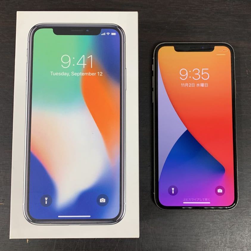 s41102-6797 Apple iPhone X 64GB シルバー MQAY2J/A A1902 Softbank利用制限 最大容量84 ...