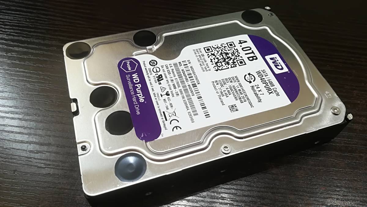 WD Purple WD40PURX 4TB 4000GB SATA 3.5インチ HDD/ハードディスク(2TB～)｜売買されたオークション ...