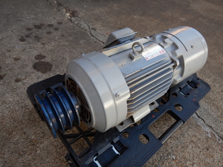 税込 保証付三菱電機ブレーキ付モーター2 2kw 4P SF-JRB ブレーキNB-2 2C 三相200V2 2kw3馬力(その他)｜売買され ...