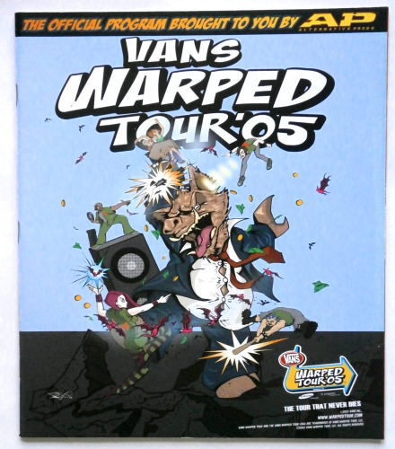 Vans Warped Tour 2005年 US版 公式プログラム The All-American Rejects Avenged ...