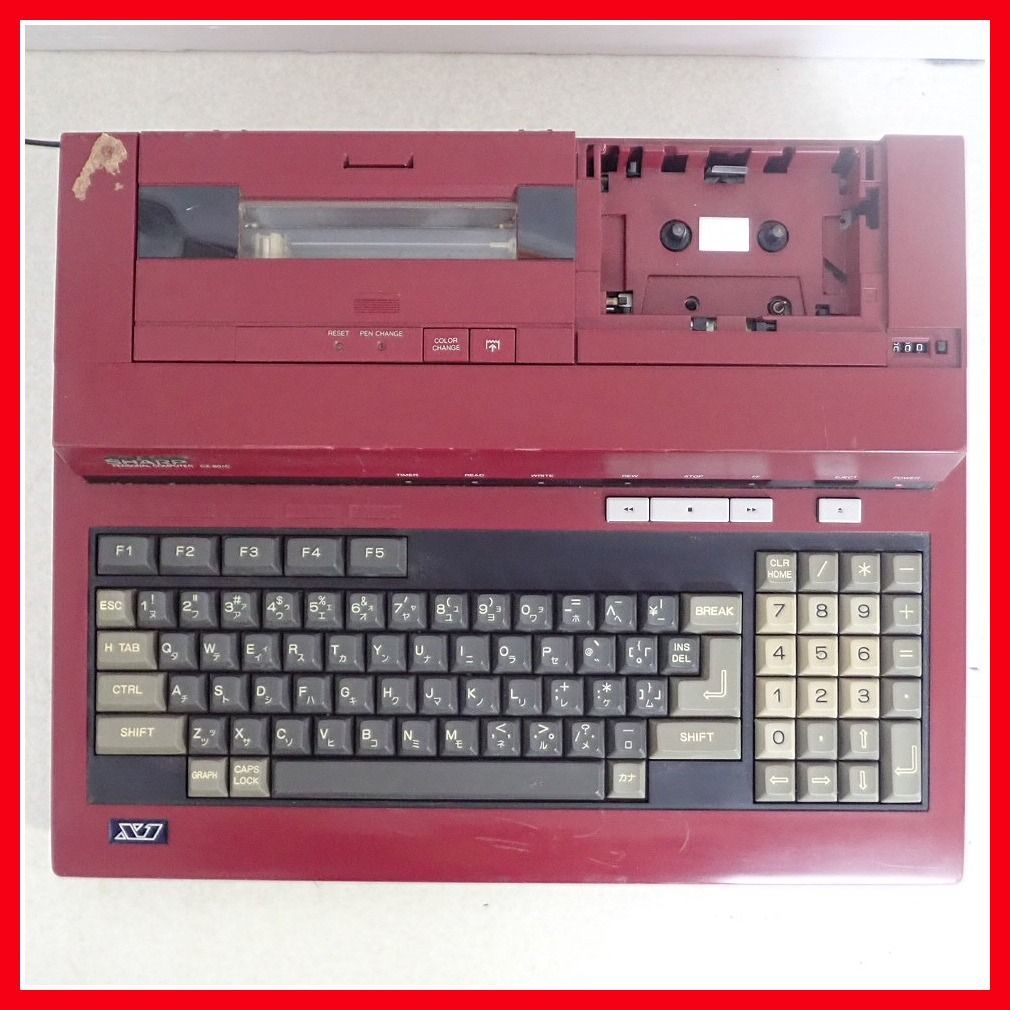 SHARP X1 パーソナルコンピュータ CZ-801C 本体のみ シャープ株式会社 通電のみ確認 40(その他)｜売買されたオークション情報 ...