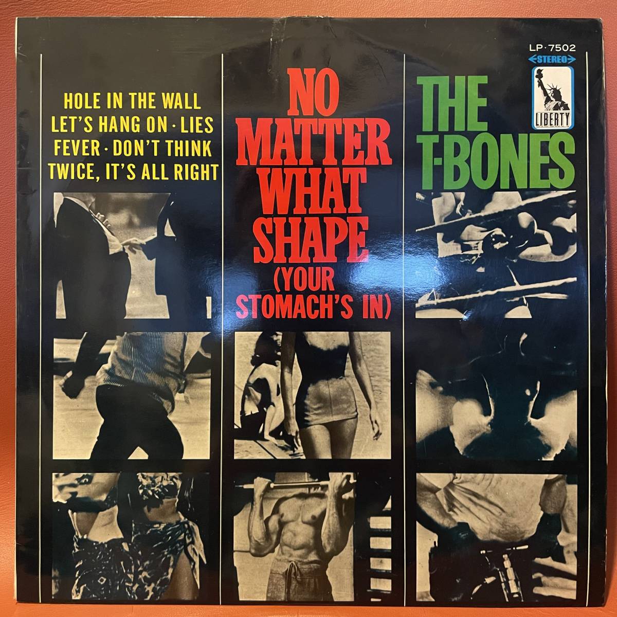 T-ボーンズ - ビート OK ペラジャケ 赤盤 LP 7502 The T-Bones - No Matter What Shape ...