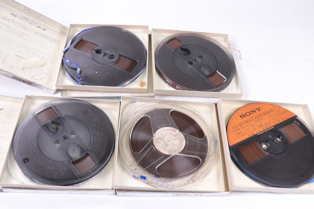 31点 SONY RECORDING TAPE MASTER RECORDING TAPE BACK COATED TAPE 等 オープンリールテープ 使用済 録音済 まとめ売り 8674-U ...