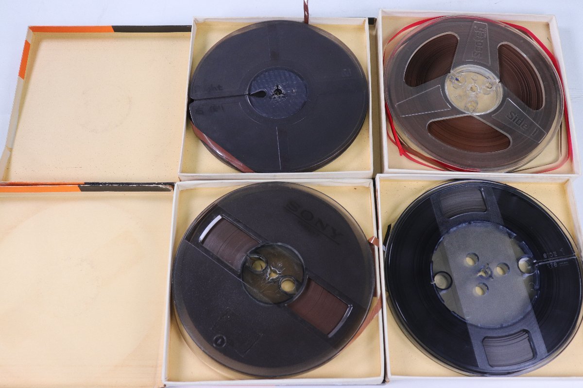31点 SONY RECORDING TAPE MASTER RECORDING TAPE BACK COATED TAPE 等 オープン ...