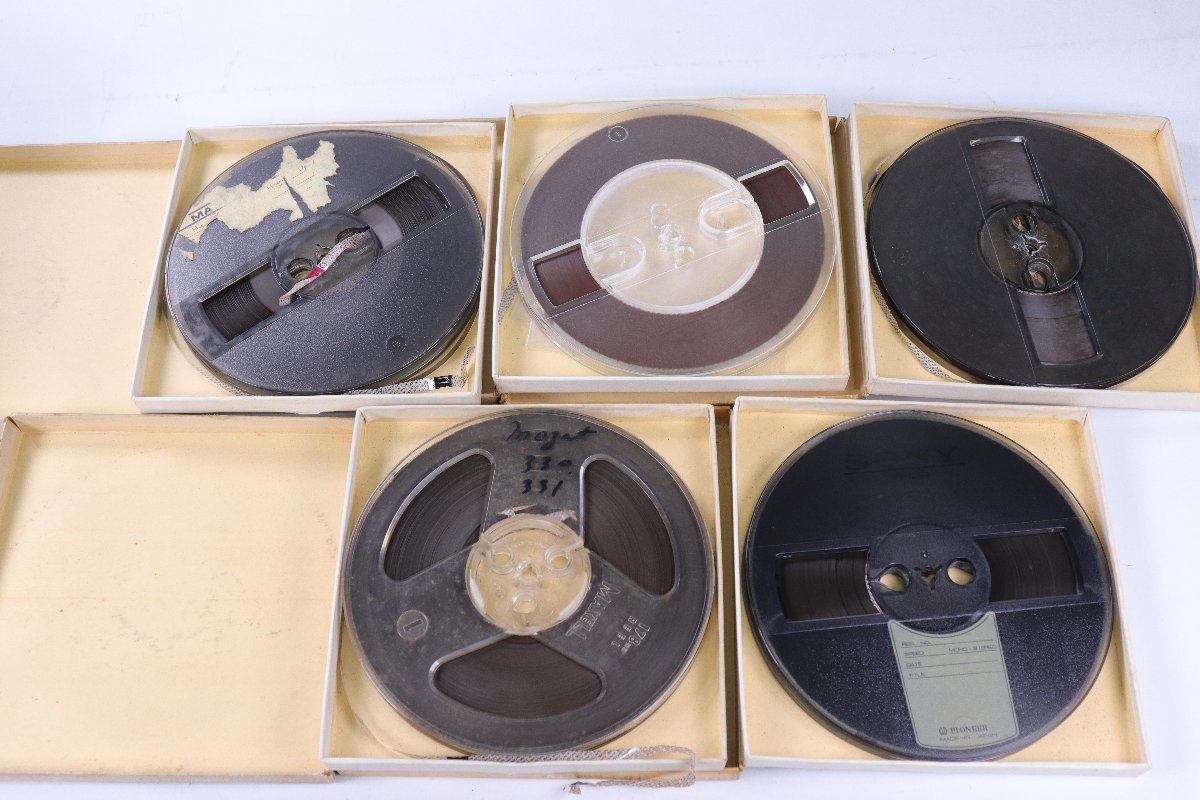 31点 SONY RECORDING TAPE MASTER RECORDING TAPE BACK COATED TAPE 等 オープン ...