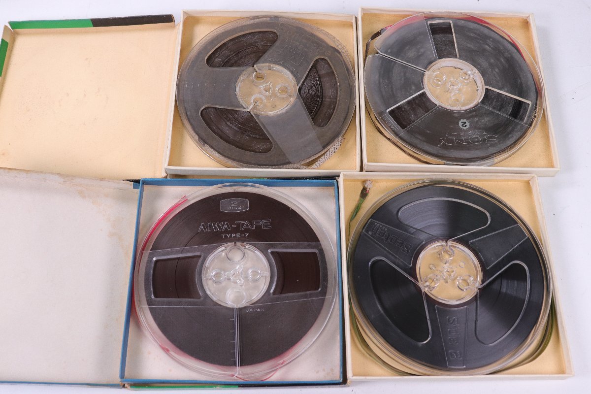 31点 SONY RECORDING TAPE MASTER RECORDING TAPE BACK COATED TAPE 等 オープン ...