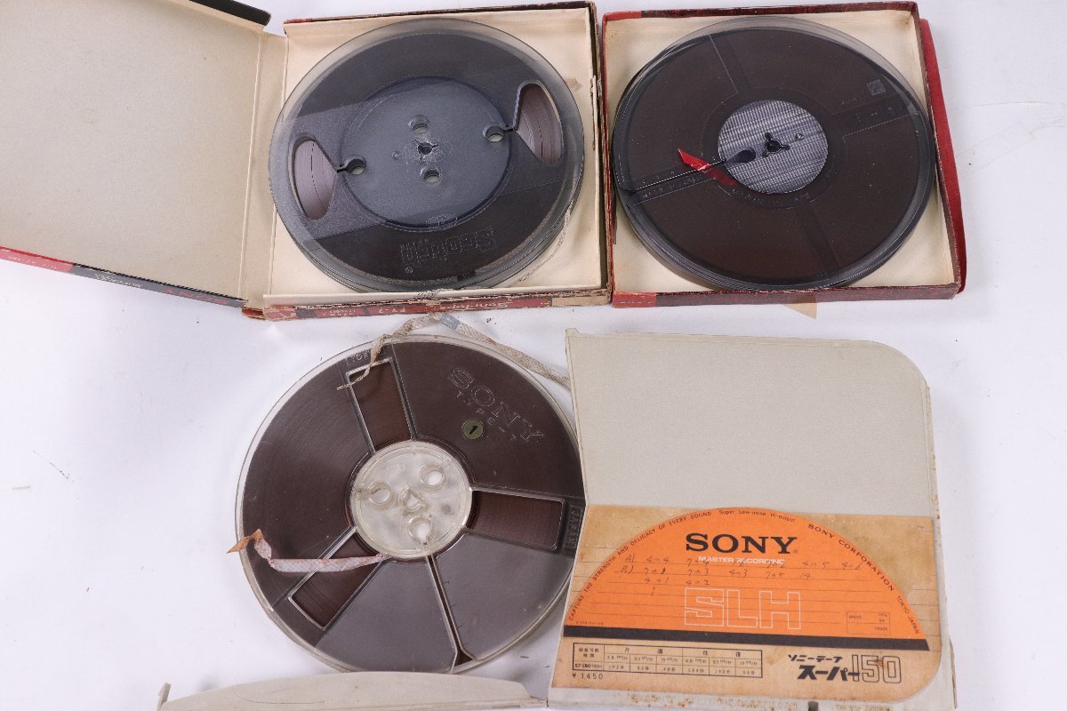 31点 SONY RECORDING TAPE MASTER RECORDING TAPE BACK COATED TAPE 等 オープン ...