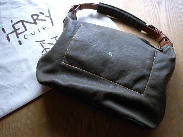 HENRY CUIR アンリークイール MARCEAU バック タグ付(45rpm)｜売買されたオークション情報、yahooの商品情報を ...