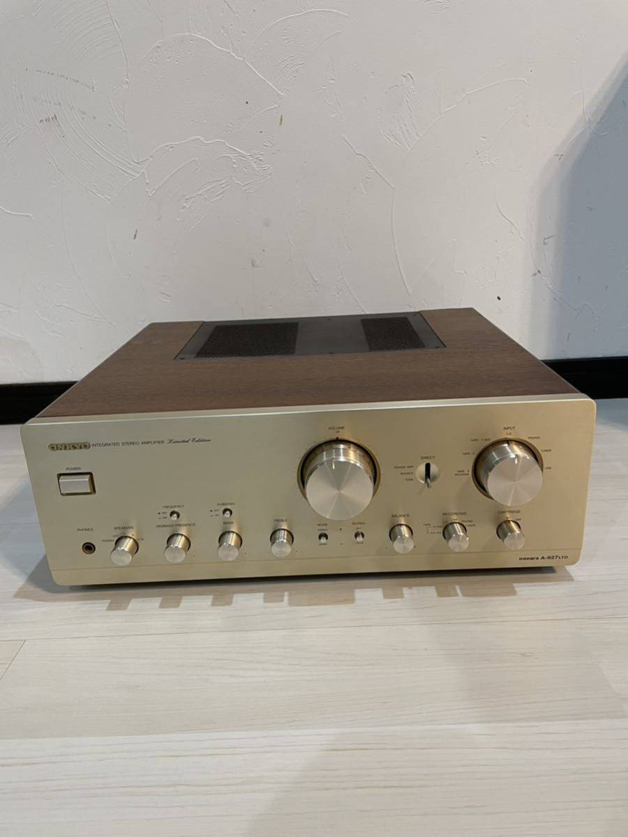 ONKYO オンキョー プリメインアンプ integra A-927 LTD(ONKYO)｜売買されたオークション情報、yahooの商品情報をアーカイブ公開 - オークファン（aucfan.com）