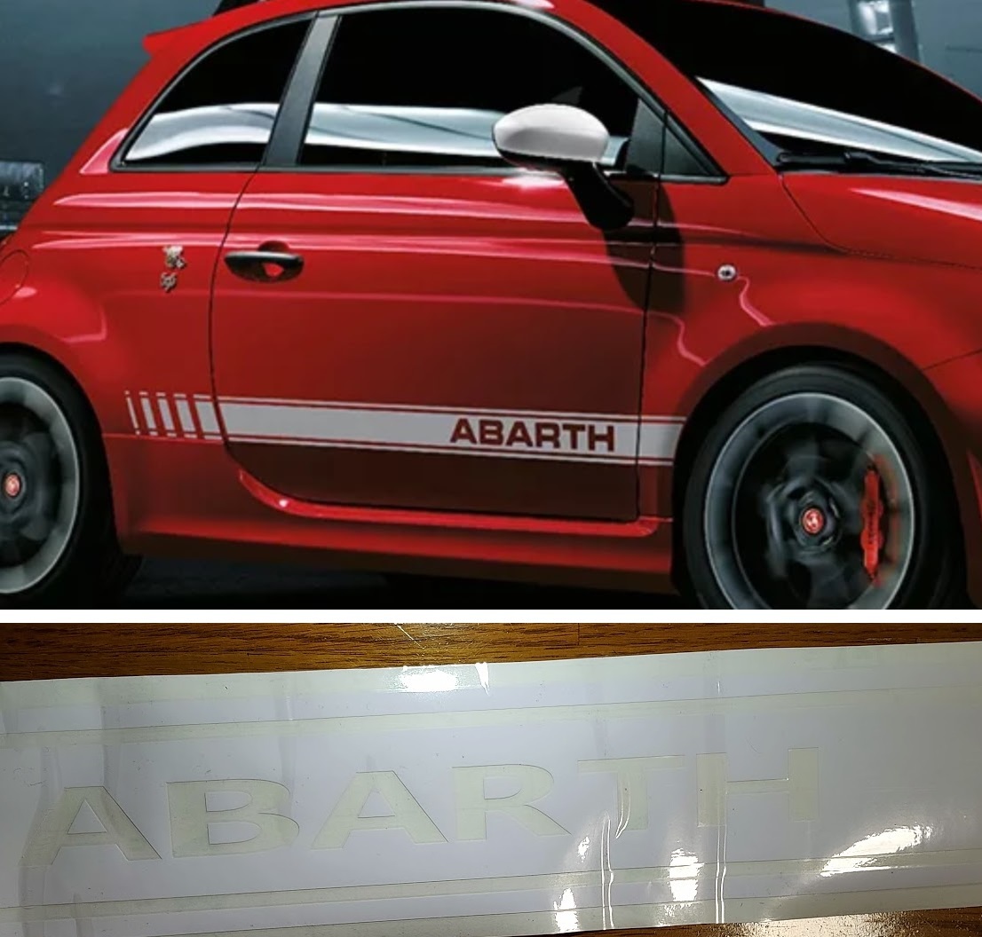 アバルト サイドデカール ホワイト 500 595 695 エッセエッセ 124スパイダー レーシングストライプ ABARTH(その他)｜売買されたオークション情報、yahooの商品情報を ...