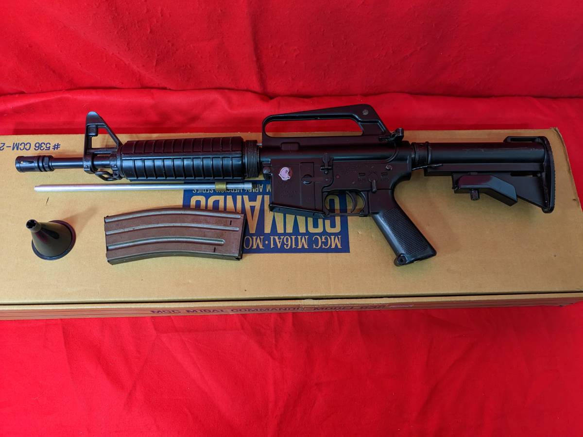 ガスガン MGC M16A1 COMMANDO MODEL639 AIRSOFTGUN ジャンク(ガスガン)｜売買されたオークション情報 ...