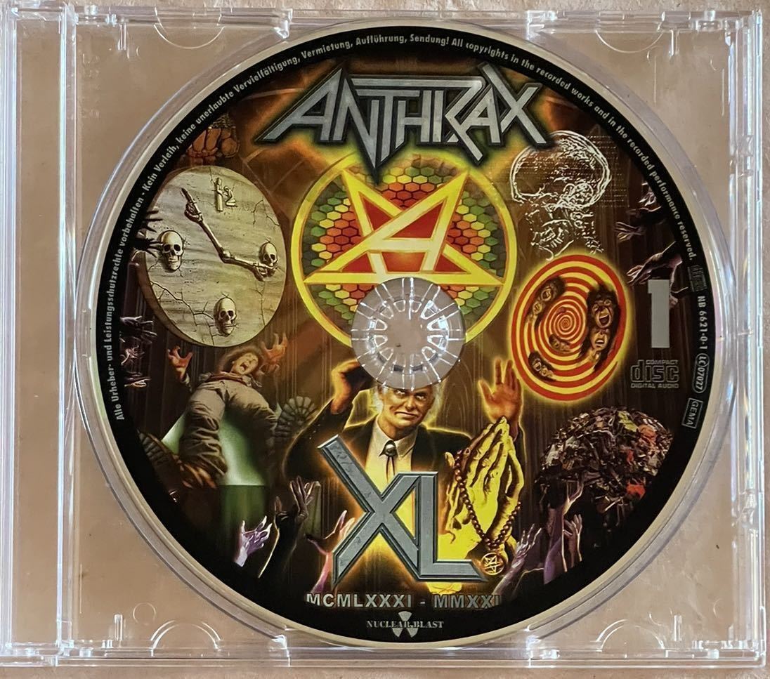 ANTHRAX XL MCMLXXXI - MMXXI Nuclear Blast US CD2枚 Blu-ray1枚 アンスラックス スラッシュ メタル Thrash(一般)｜売買された ...