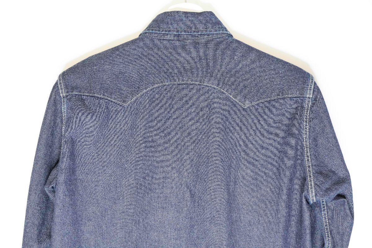 1円 TCBジーンズ TCB jeans Dude Ranch Shirt 8.5oz Denim デュードランチシャツ 8.5ozデニム ...